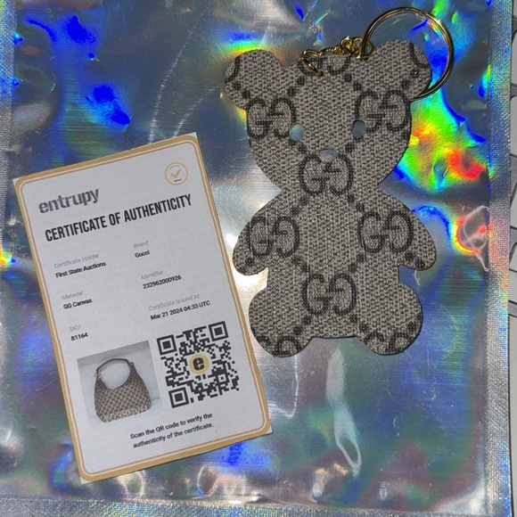 Gucci | Accessories | Gucci Bear Keychain With Coa | Poshmark